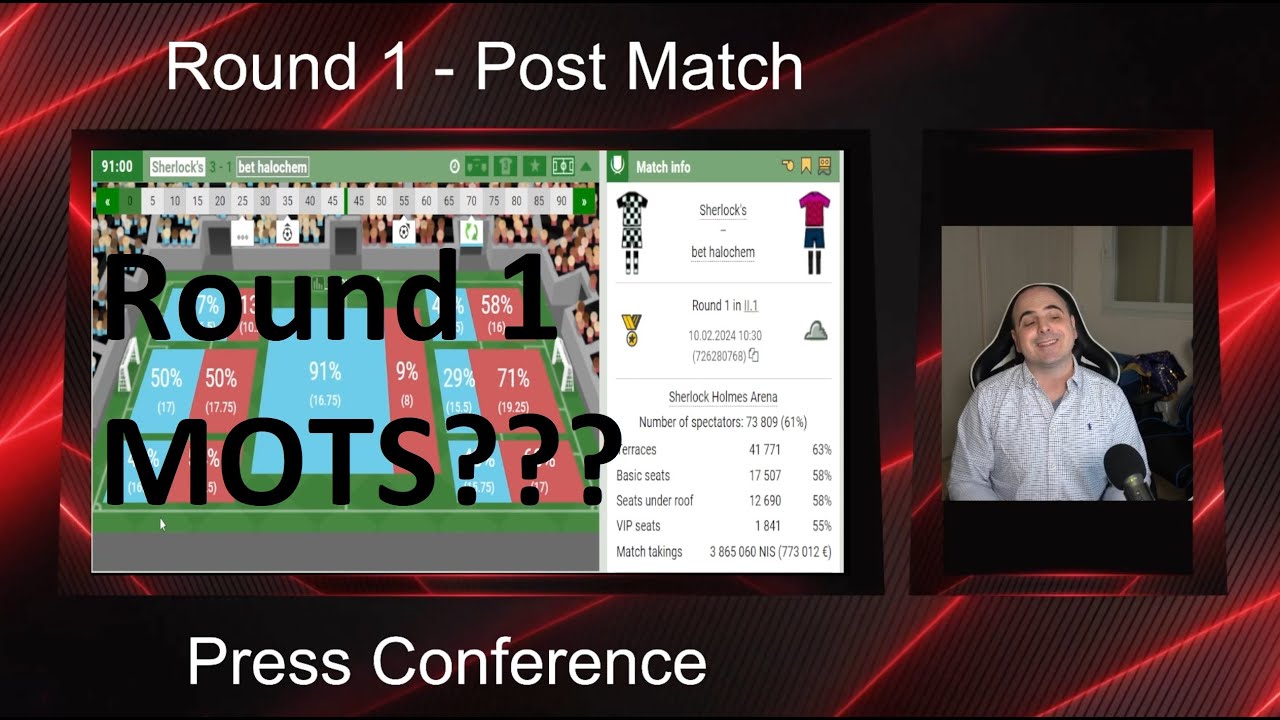 They claim I MOTS this match - Round 1 Press Conference - YouTube