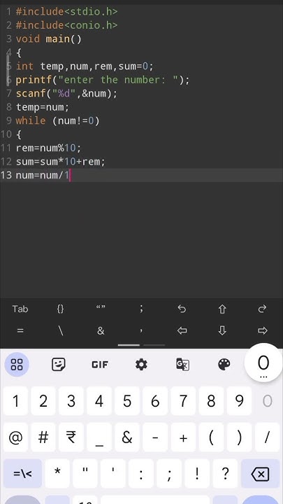Check Nois Pallindrome Or Not In C Programming Basiccoding Coding Shorts Subscribe Ccode