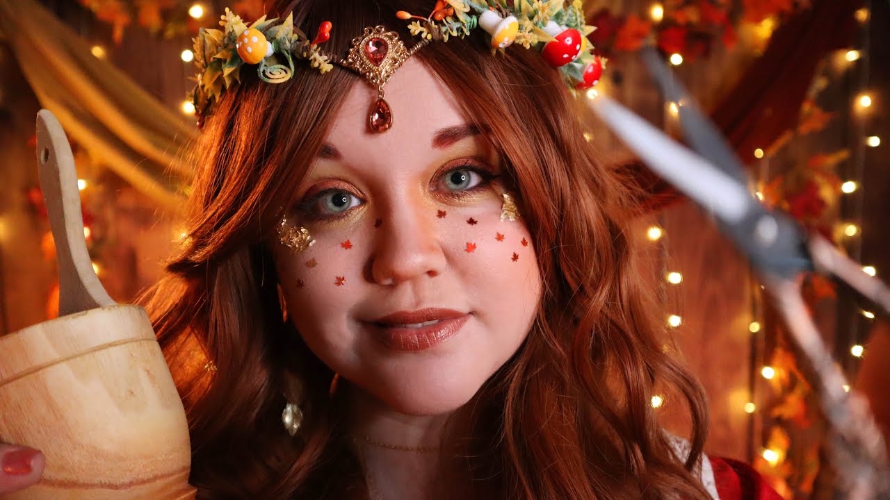 ASMR 🧚‍♀️ Magical Fairy Haircut and Color! Personal Attention, Hair ...