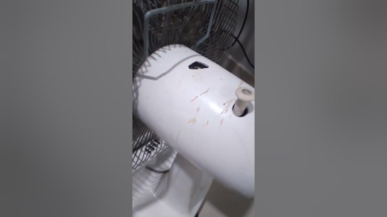 Sanyo table fan startup - YouTube