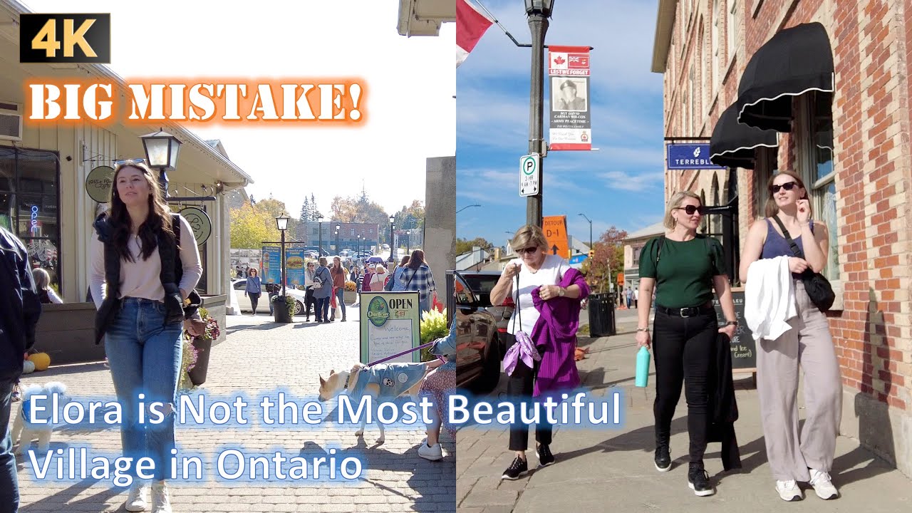 4K BIG MISTAKE! - Elora is Not the Most Beautiful Village in Ontario ...