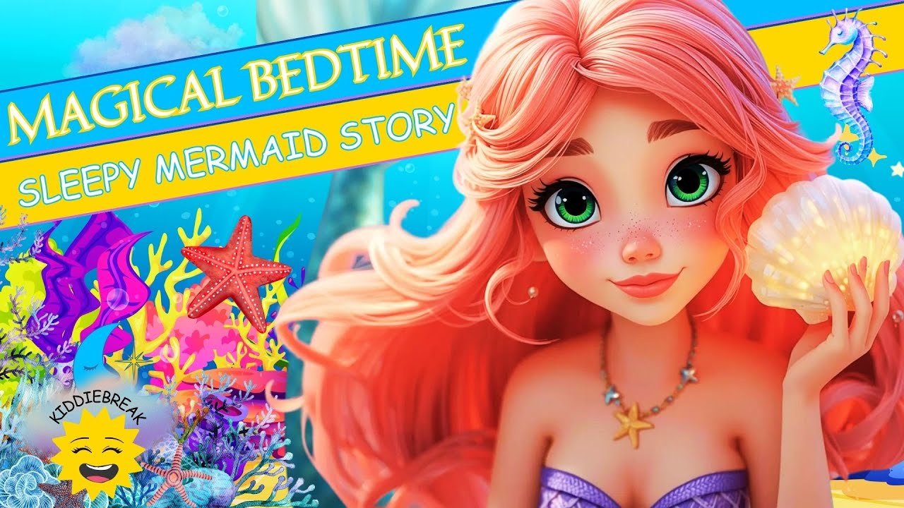 The Sleepy Mermaid and the Seashell Song 🌙 | Calming Bedtime Story for ...