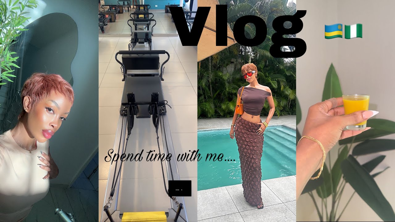 VLOG|| tried pilates+ short hair weaves+ colon cleanse+cook pilau with ...