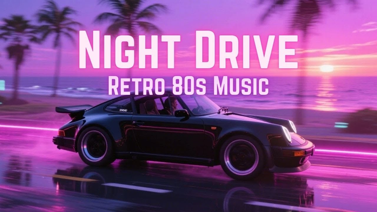 Driving Through Neon Memories At Midnight 🌅🚘 | Retro 80s Night Drive ...