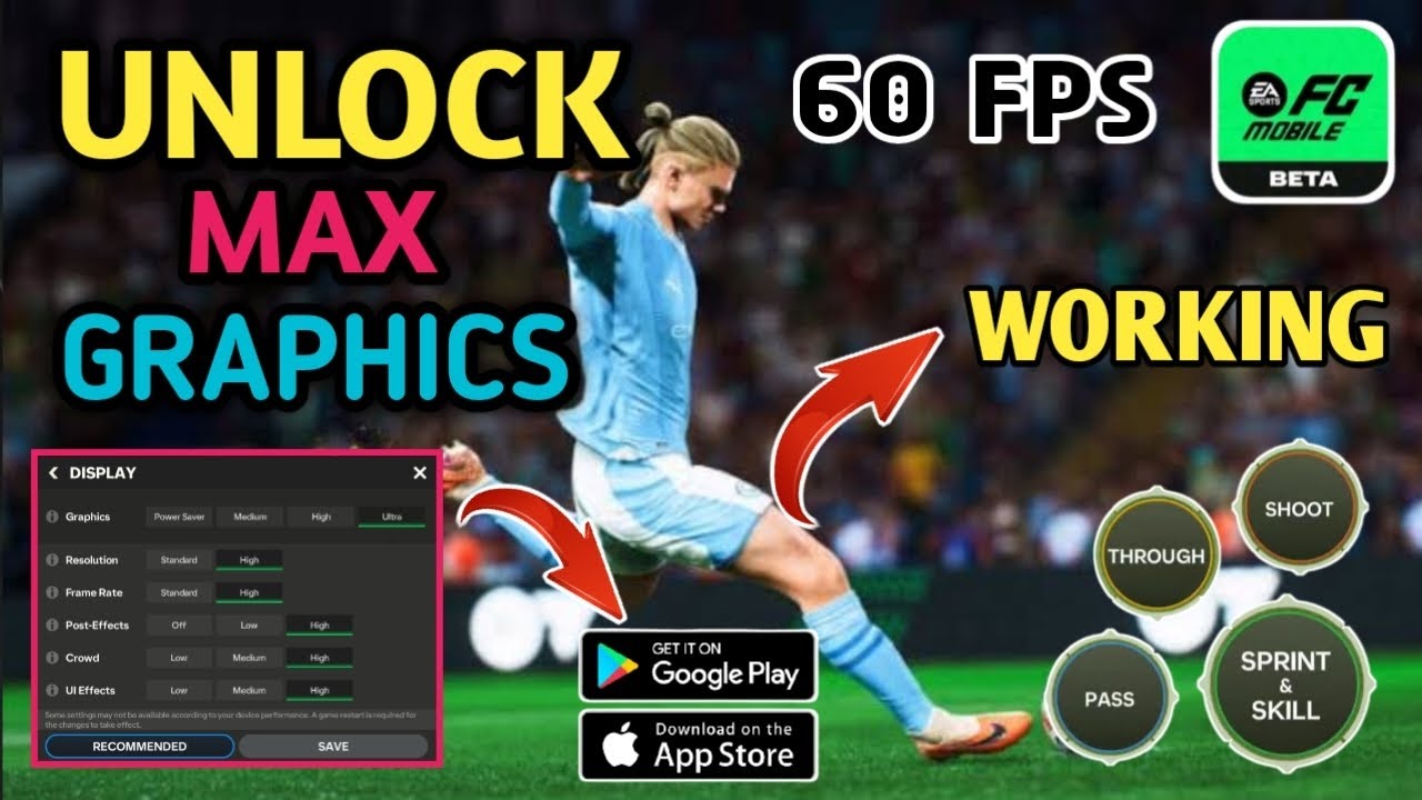 EA SPORTS FC MOBILE UNLOCK MAX GRAPHICS | FC 24 MAX GRAPHICS UNLOCK ...