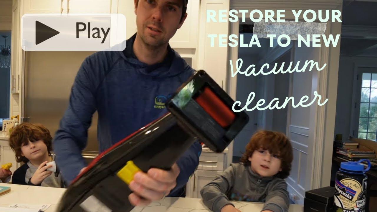 The VacLife portable vacuum saved my Tesla from my dog and kids ...