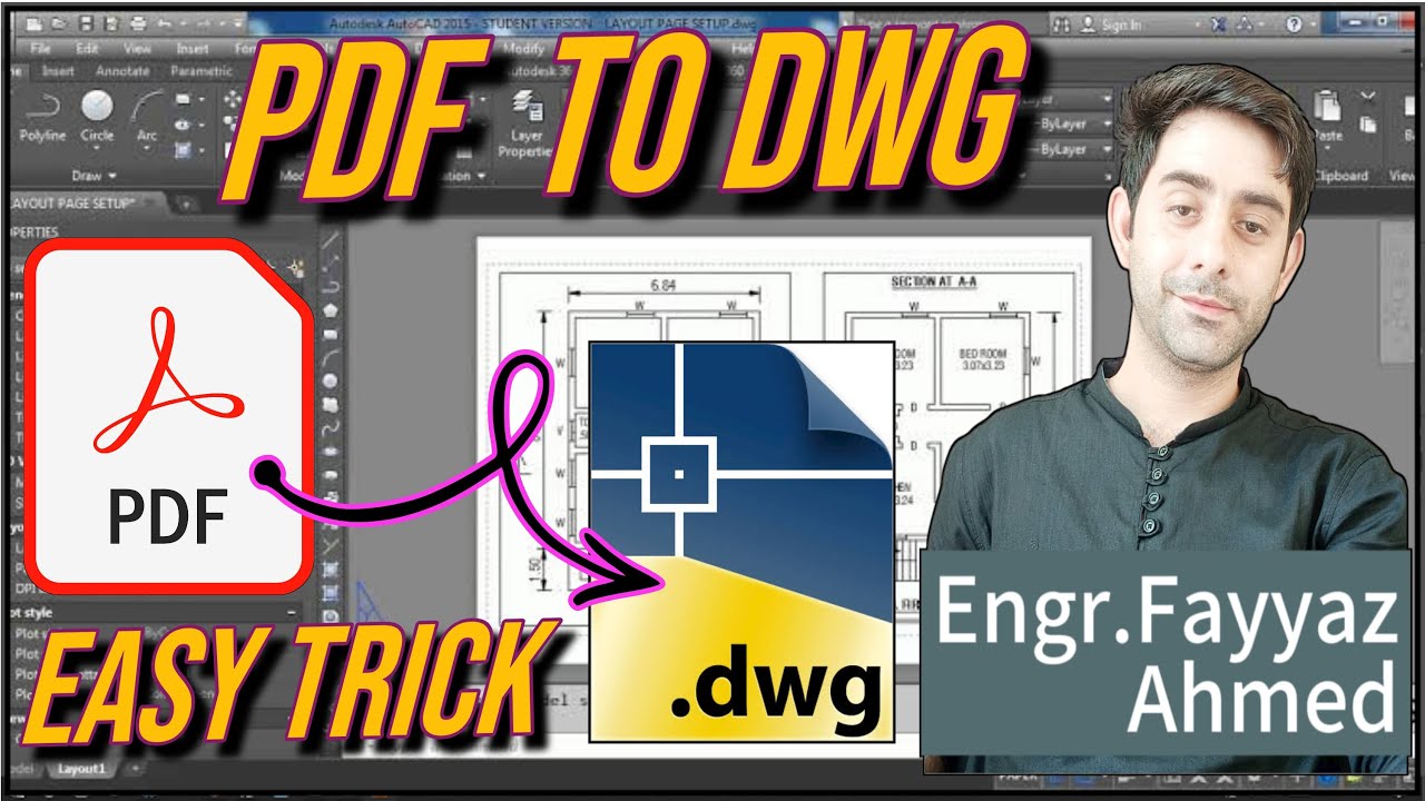 PDF to DWG | Converting PDF to AutoCAD Drawing Online | Step-by-Step ...