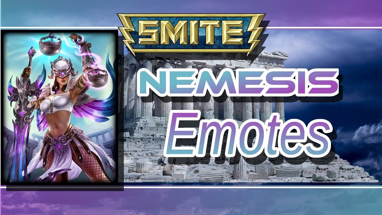 Smite - Nemesis emotes [Moebius Gaming] - YouTube