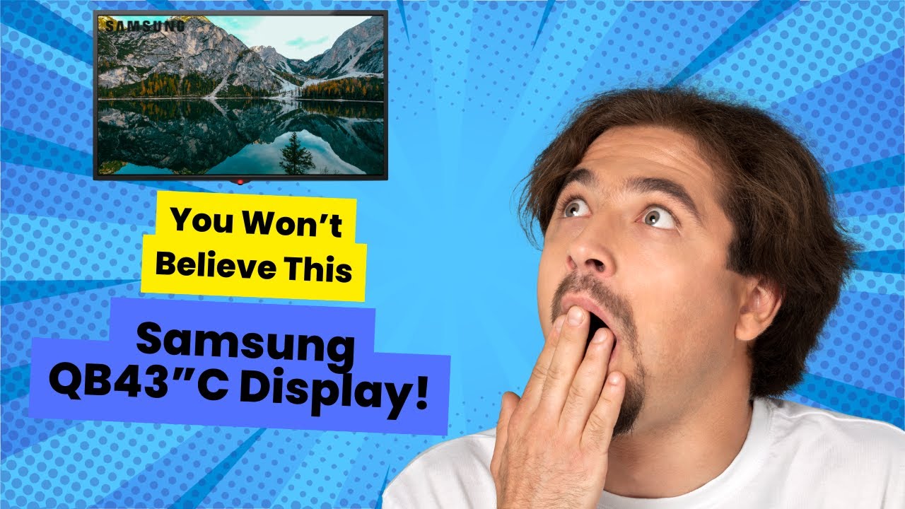 The Samsung QB43”C Signage Display: Benefits You Can't Ignore! || ARP Technology - YouTube