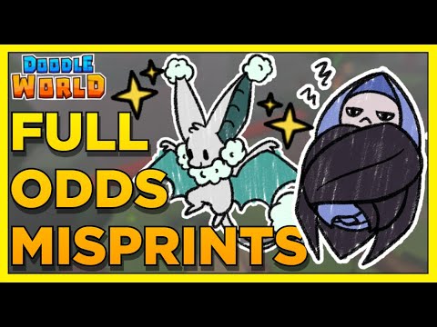 Full Odds Misprints Compilation! (Roblox Doodle World) - YouTube