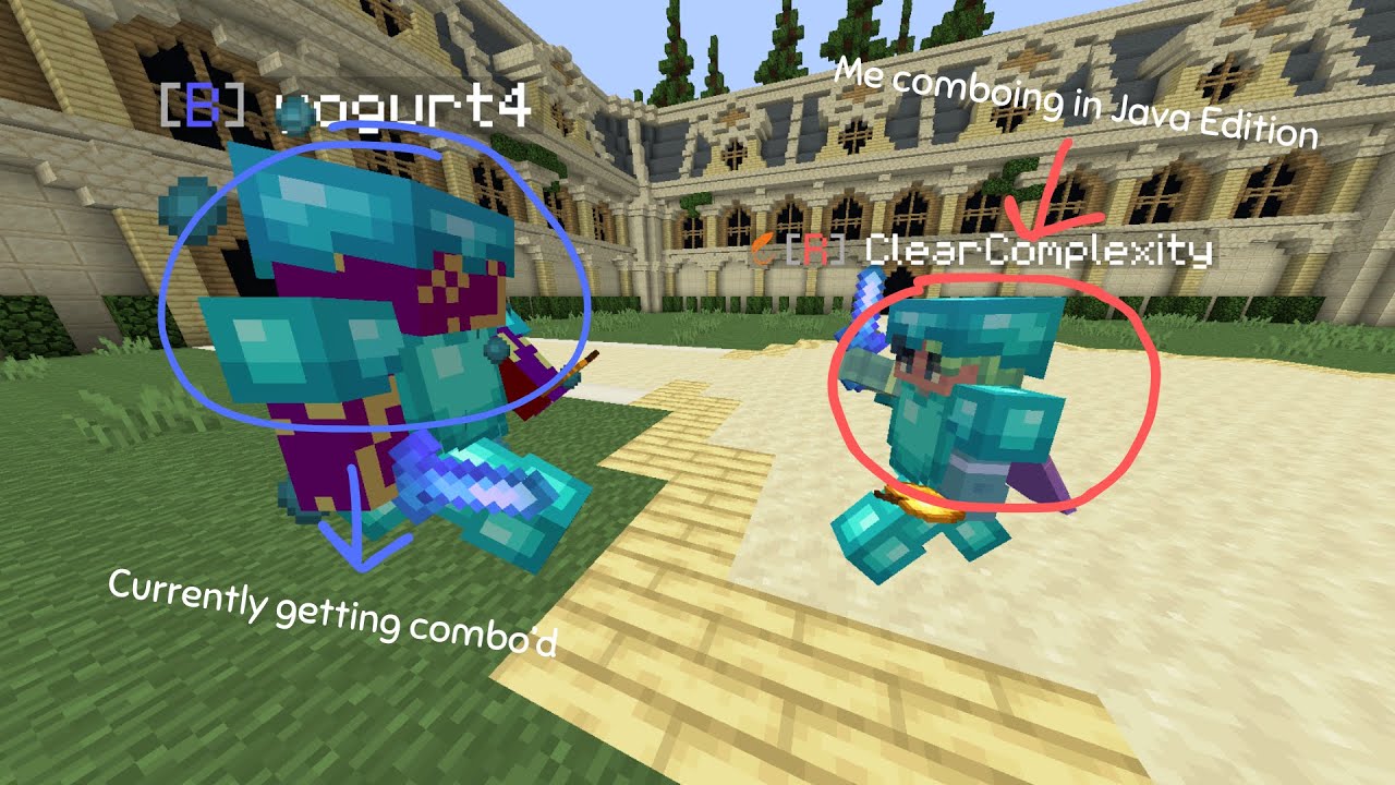 Playing Java PvP as a Bedrock Player - YouTube