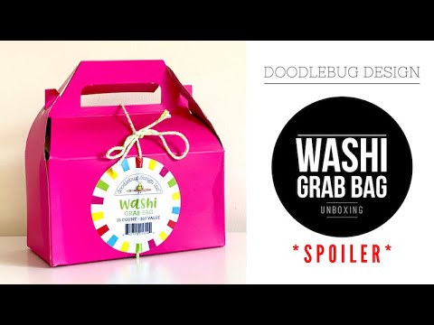 Doodlebug Design Washi Grab Bag Unboxing | *Spoilers* - YouTube