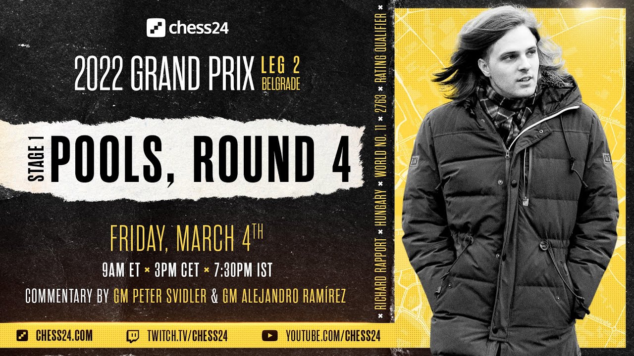 Round 4 | Belgrade FIDE Grand Prix | Leg 2 | Peter Svidler & Alejandro ...