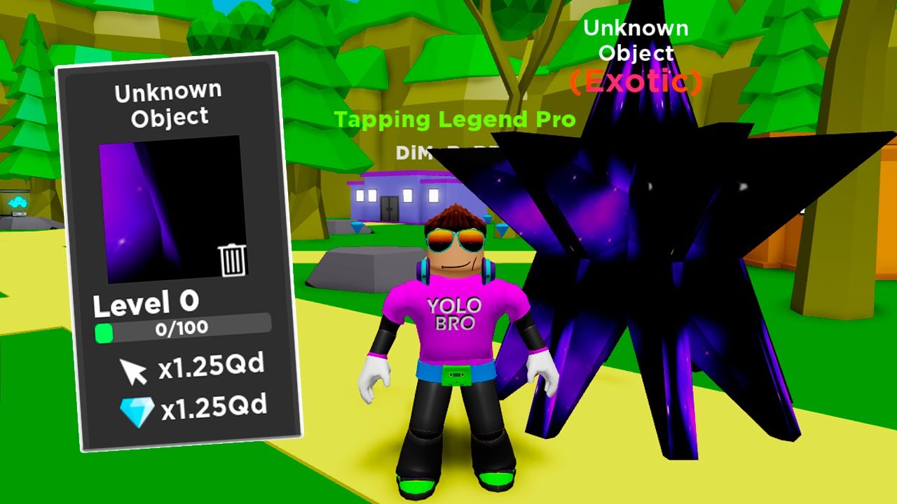 МОЙ ПЕРВЫЙ EXOTIC В TAPPING LEGENDS В РОБЛОКС! ROBLOX @brogames975 ...