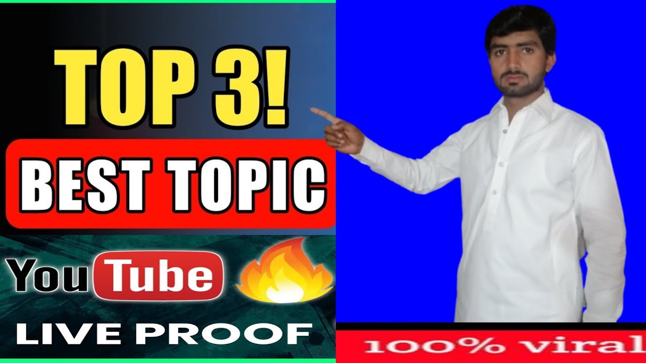 Top 3 Best Topic🔥 | Best Topic For Youtube Channel | Youtube Channel ...