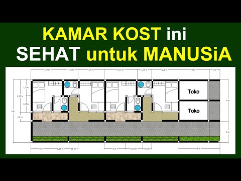 Kamar Kost Kamar Mandi Dalam Sehat, Barokah tuk Pemiliknya, Jariyah tuk Desainernya