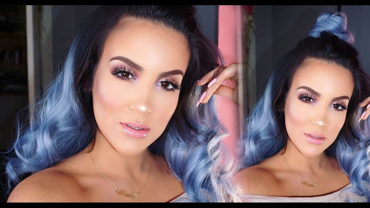 Talk Thru Makeup : Easy Girly Glam - YouTube