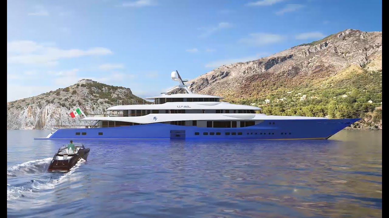 Fincantieri Yachts' 90m Linea Superyacht Project - YouTube