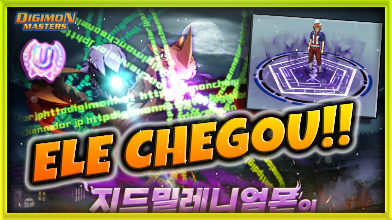 ZeedMillenniummon Shin RANK U chegou e novo Digivice no Digimon Masters ...