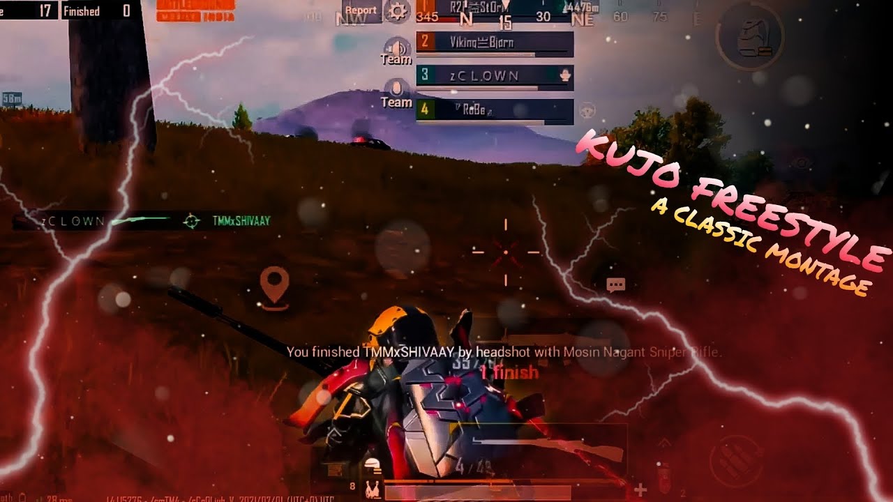 KUJO FREESTYLE - A CLASSIC MONTAGE | BGMI - YouTube