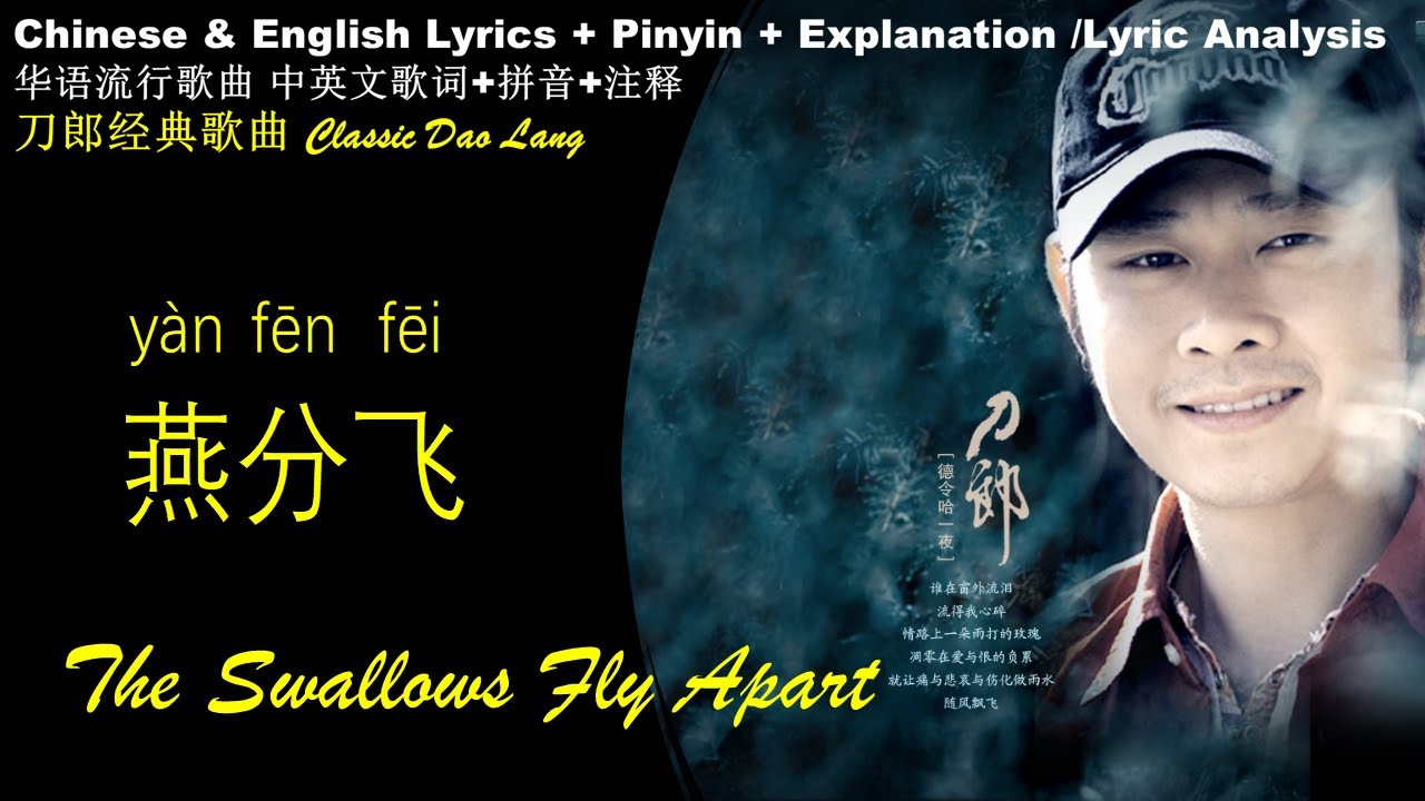 刀郎 Dao Lang《燕分飞 Swallows Fly Apart》英文版 拼音歌词 【华语歌曲中英文歌词+拼音+注释 】YAN FEN ...