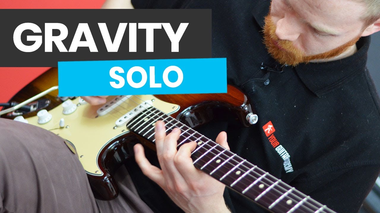 🎸Gravity Solo Guitar Lesson - How To Play The Guitar Solo in Gravity by ...