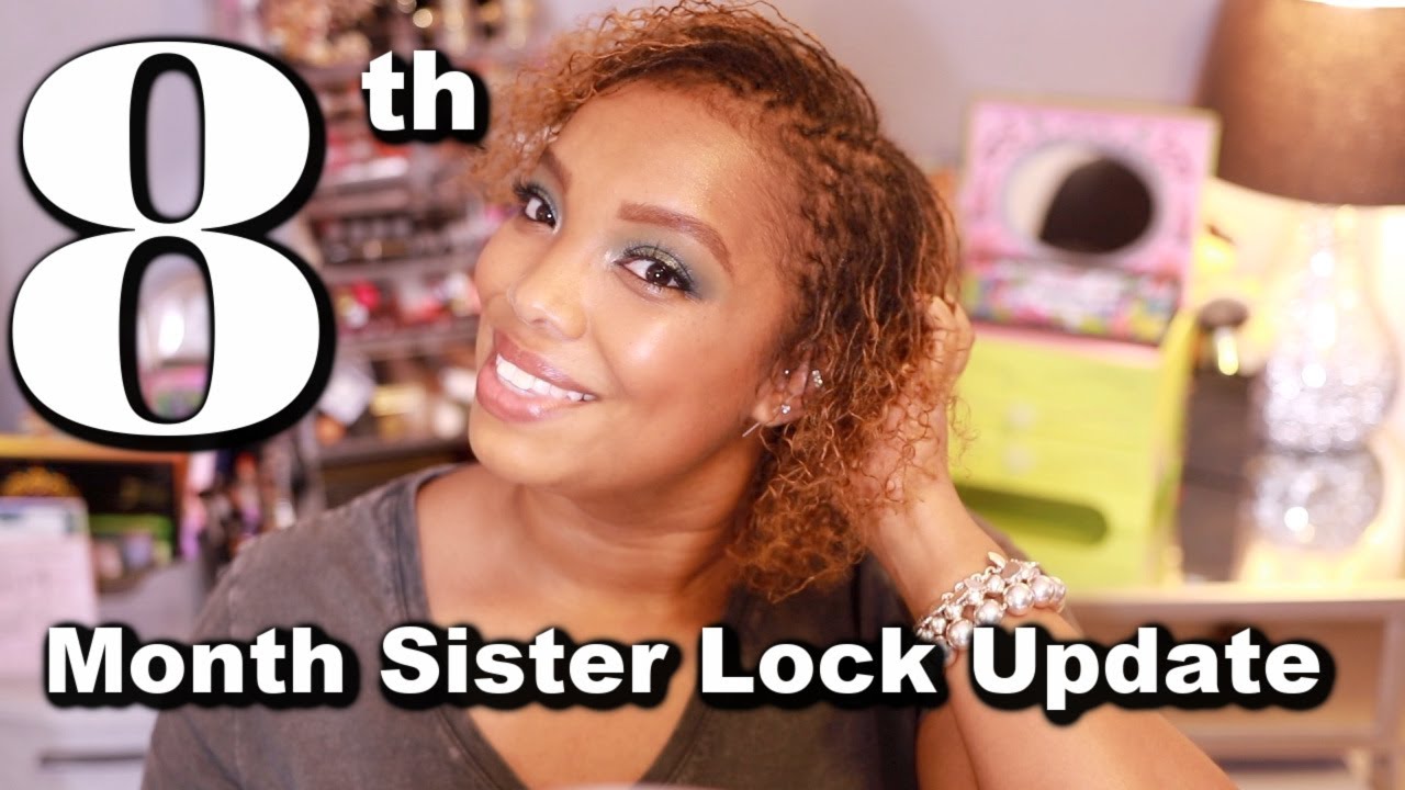 My 8 Month Sister Lock Journey! | Fine, Thin, Soft & Low Density Hair # ...