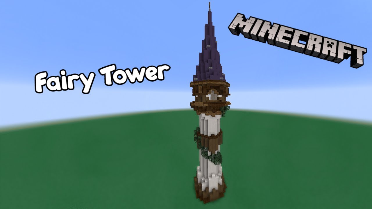 Minecraft: Building a fairy tower - YouTube