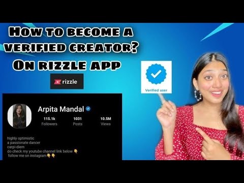 HOW TO BECOME A VERIFIED CREATOR ON RIZZLE APP | CONCEPT OF VERIFICATION☑️ #rizzle #verifiedcreator