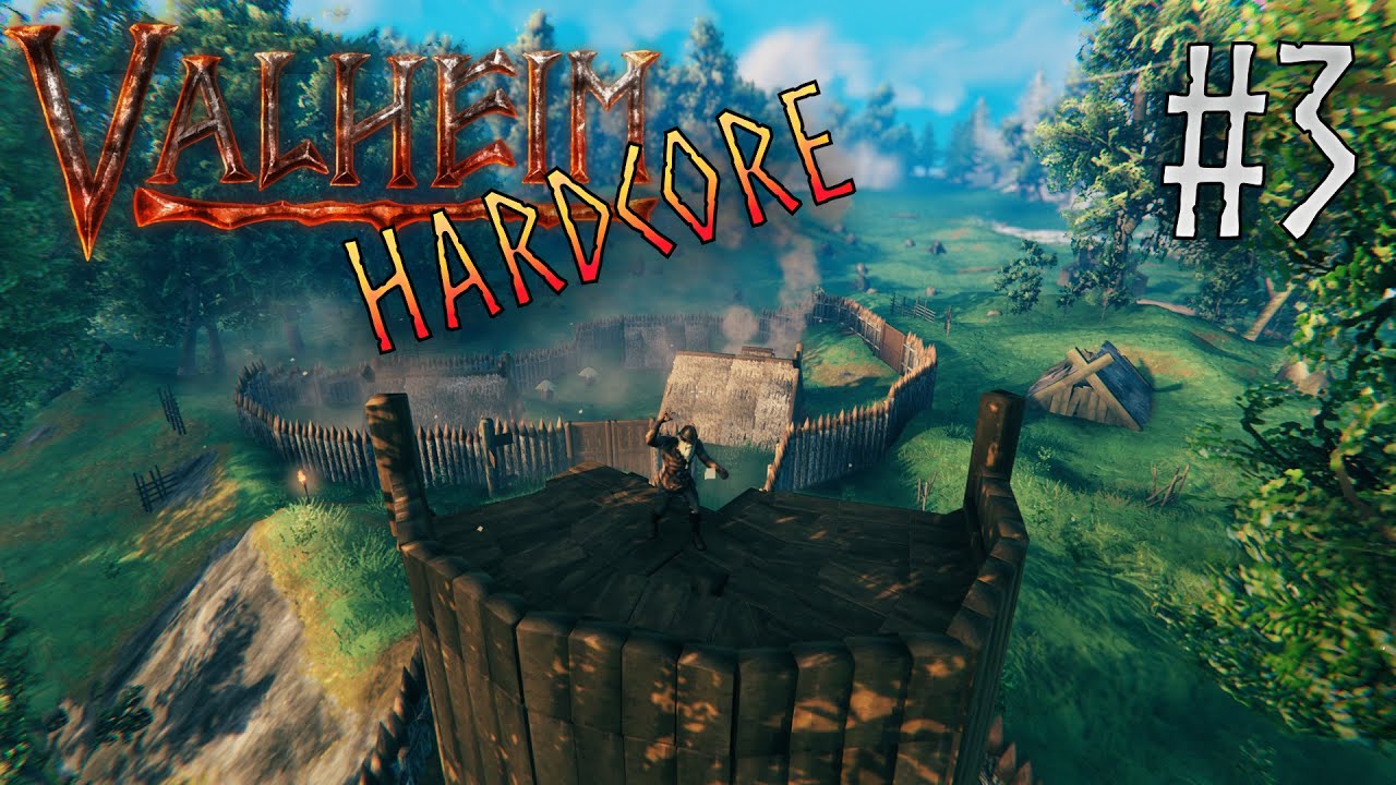 Valheim HARDCORE MODE: Building the Ultimate Defense Tower S1-E03 - YouTube