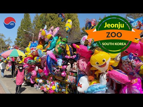 [4K]Jeonju Zoo Dream Land in the video where BTS released the Summer Package, Animals,Amusement Park