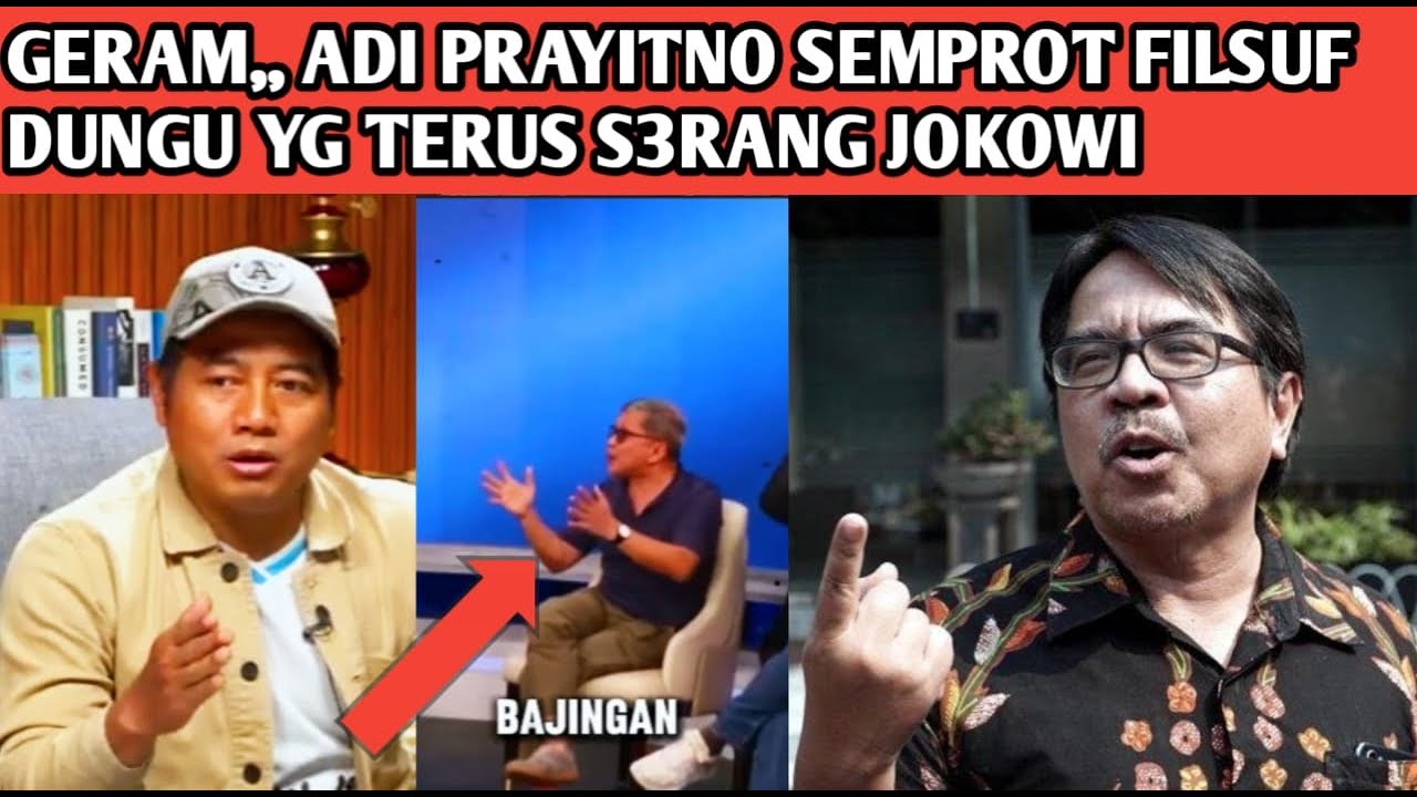 VIRALL,, DETIK-DETIK ADI PRAYITNO JUNGKALKAN MULUT S4MPAH ROKY GERUNG ...