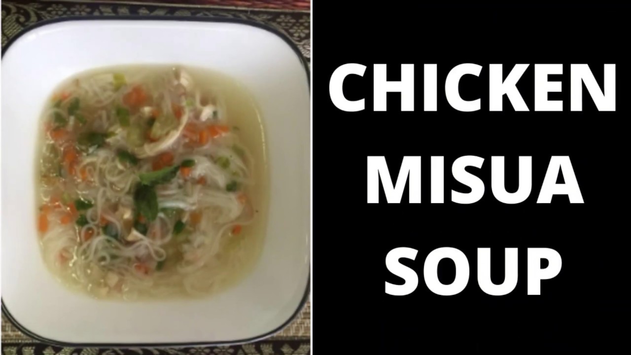 HOW TO COOK "CHICKEN MISUA SOUP" - YouTube