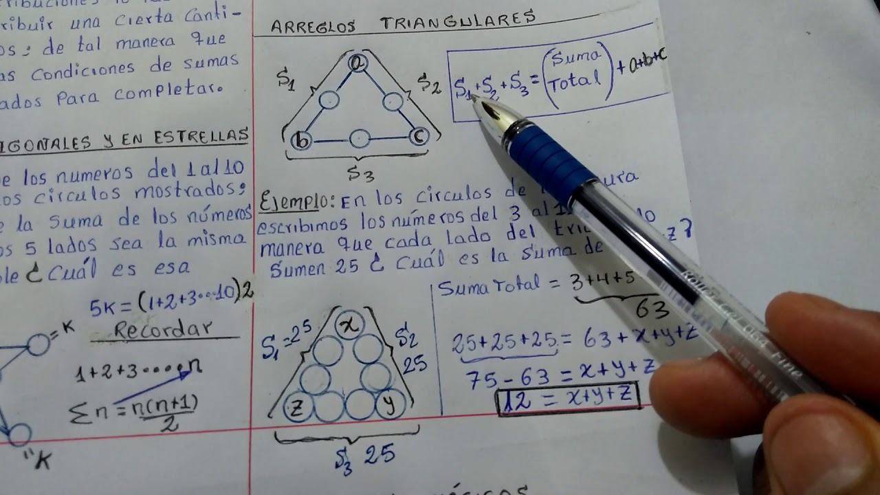 DISTRIBUCIÓN NUMÉRICA EN FIGURAS Y CUADROS MÁGICOS - YouTube