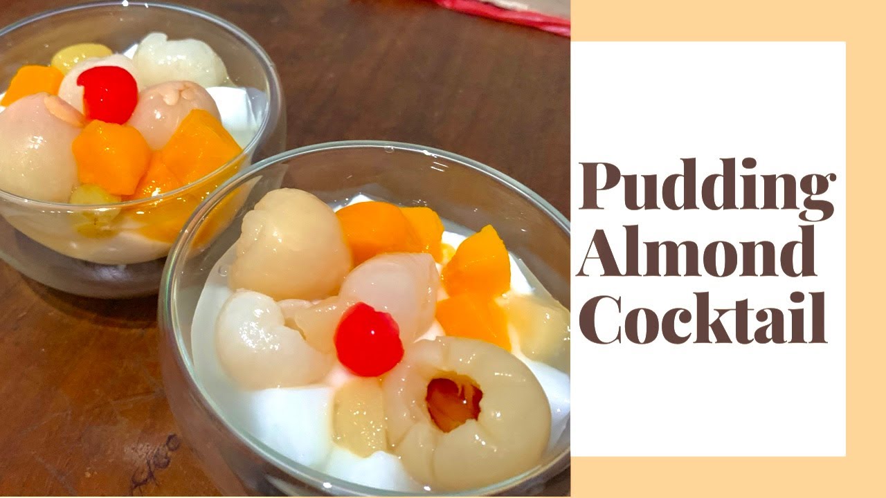 UENAK.. RESEP MUDAH PUDDING ALMOND COCKTAIL - YouTube
