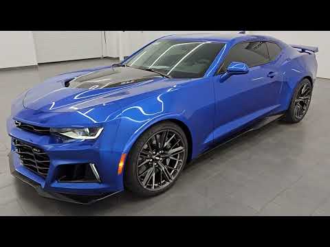 2018 CHEVROLET CAMARO ZL1 COUPE HYPER BLUE 1 OWNER 4K WALKAROUND 15631Z SOLD!