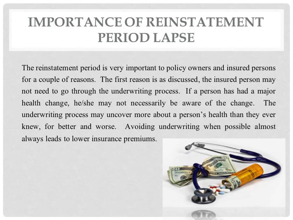 Lapses in Insurance Coverage - YouTube