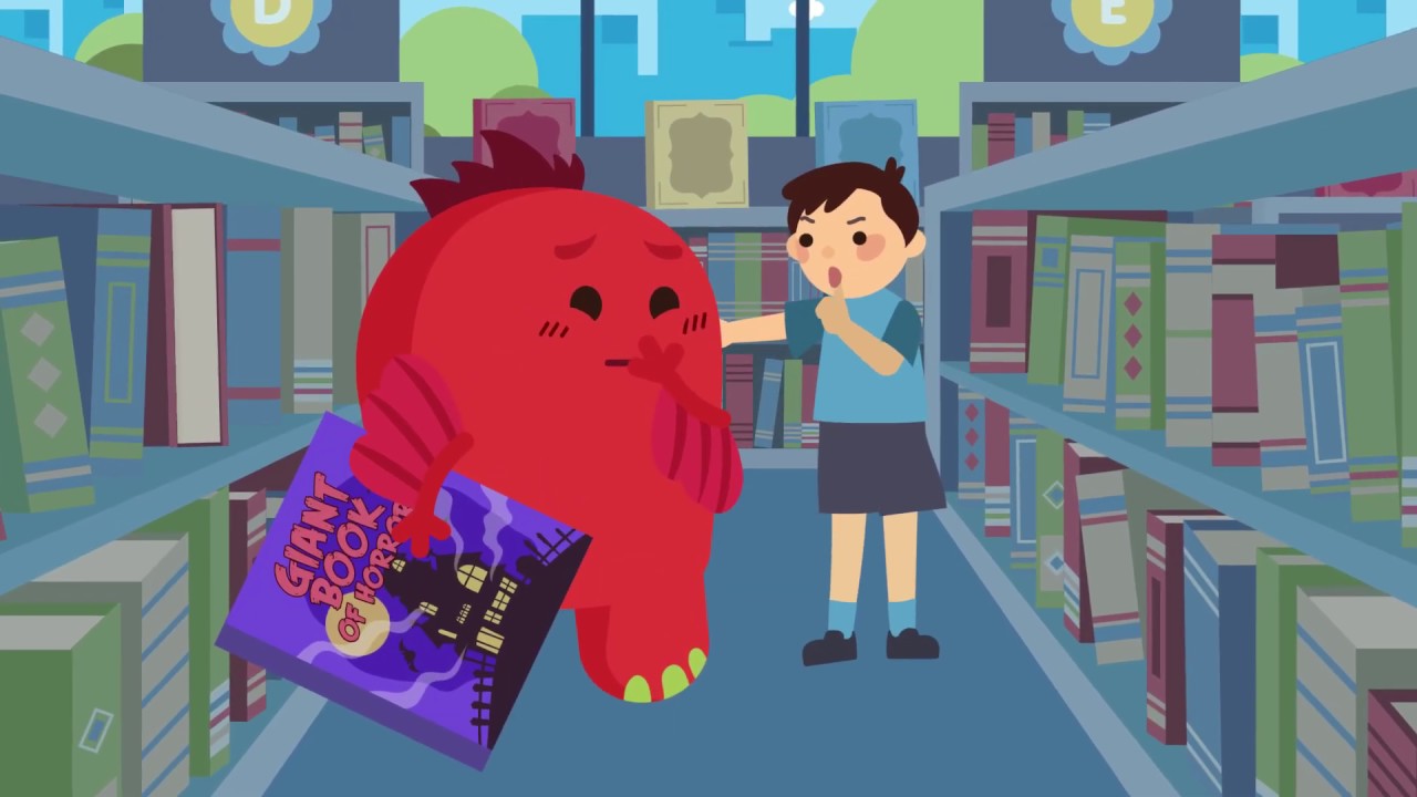 Keeping Quiet | Library Etiquette for Children feat. Monsters United ...