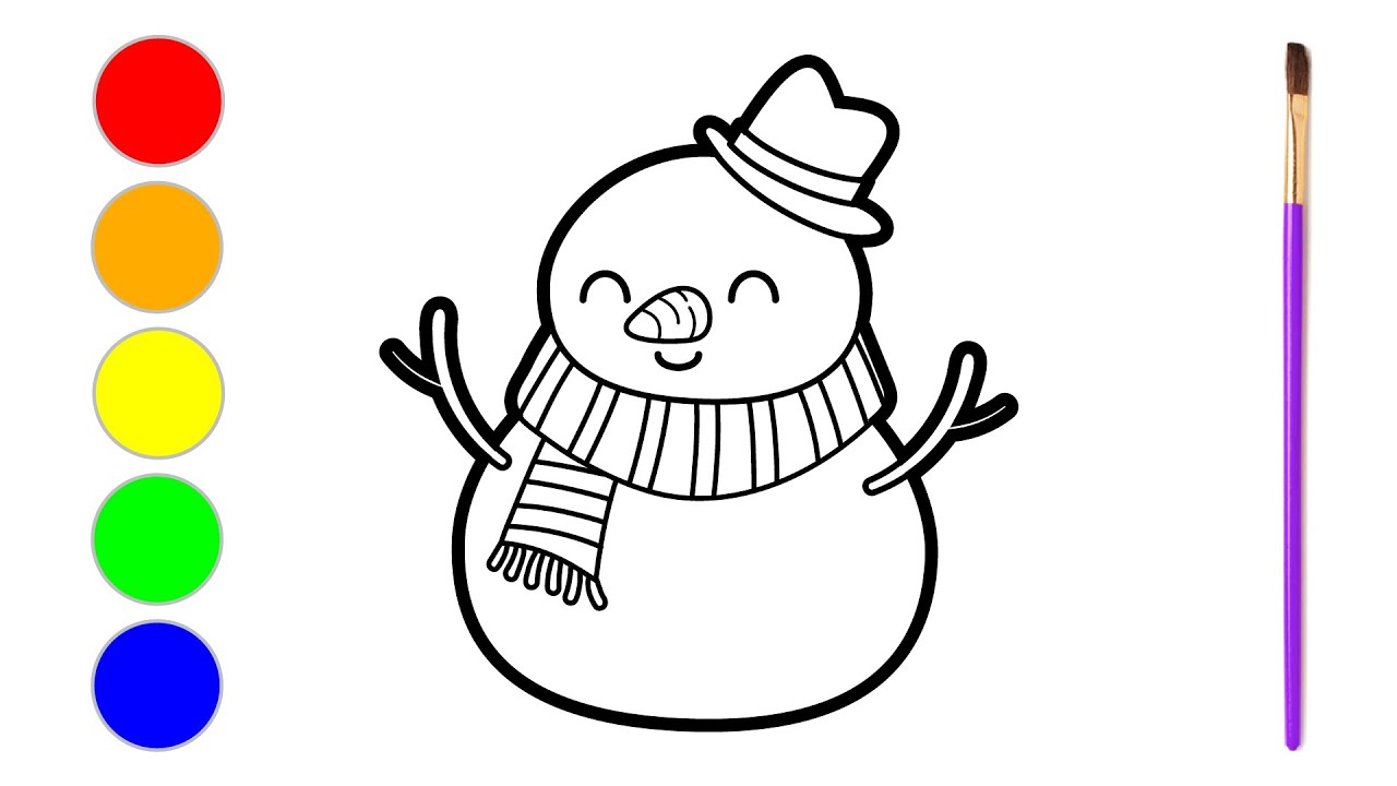 Vizatime per vitin e ri: Plaku prej bore - Snowman, Drawing and ...