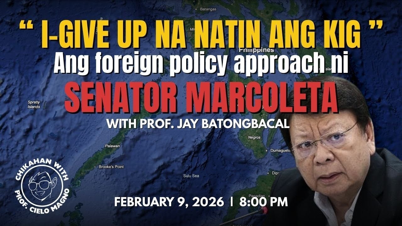 "I Give-up na Natin ang KIG": Ang Foreign Policy Approach ni Senator ...