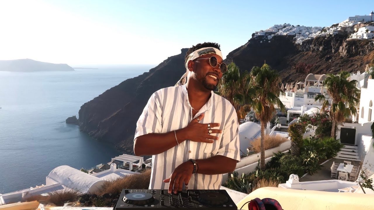 Santorini, Greece | Vibey House Sunset Mix | Michael Jackson | Chris ...