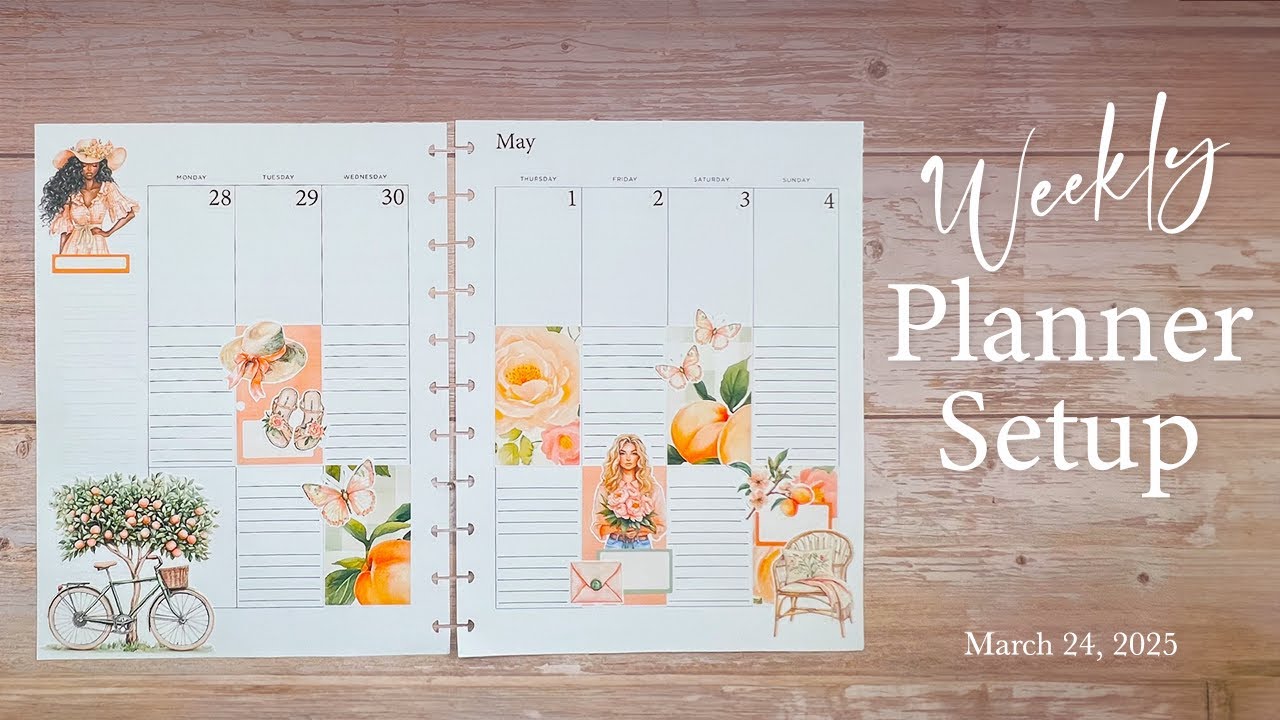 Weekly Planner Setup | April 21, 2025 - YouTube