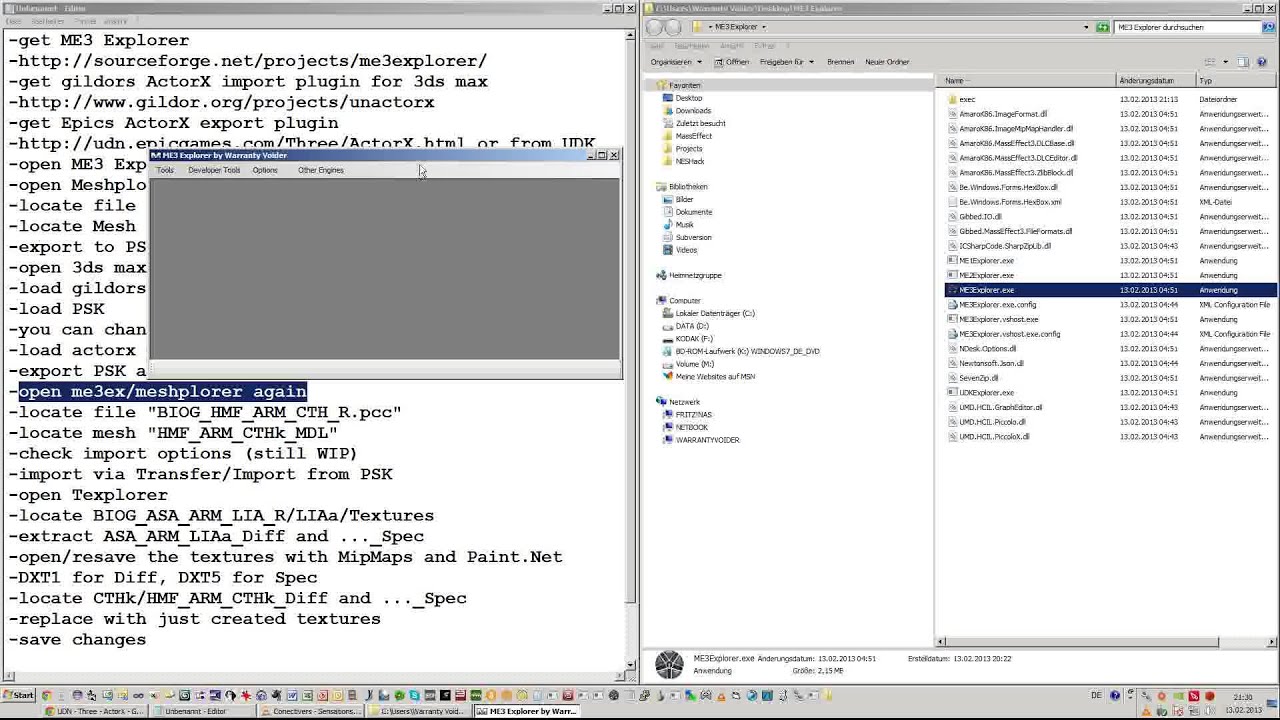 ME3 Explorer Tutorial: swapping outfit mesh and textures - YouTube
