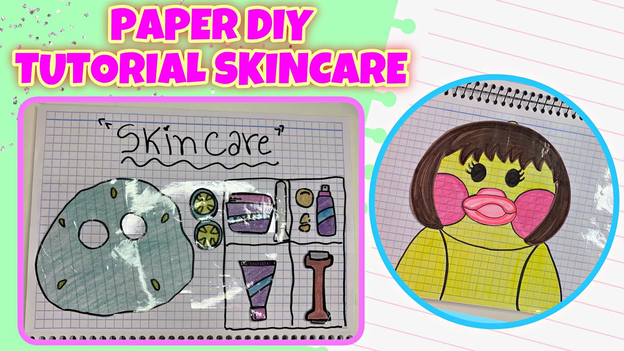 PAPER DIY ️ TUTORIAL SKINCARE | Como fazer Skincare de Papel - YouTube