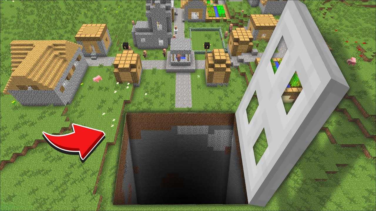 Minecraft DONT ENTER THE FORBIDDEN IRON TRAPDOOR MOD / DANGEROUS ...