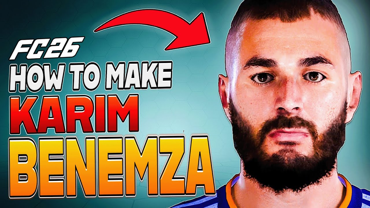 How to Make KARIM BENZEMA in EA FC 26 - YouTube