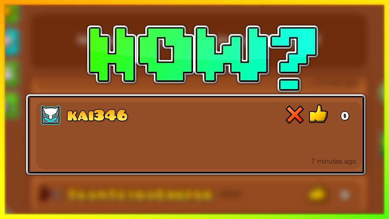 How To Comment NOTHING | GD Tutorial #15 - YouTube