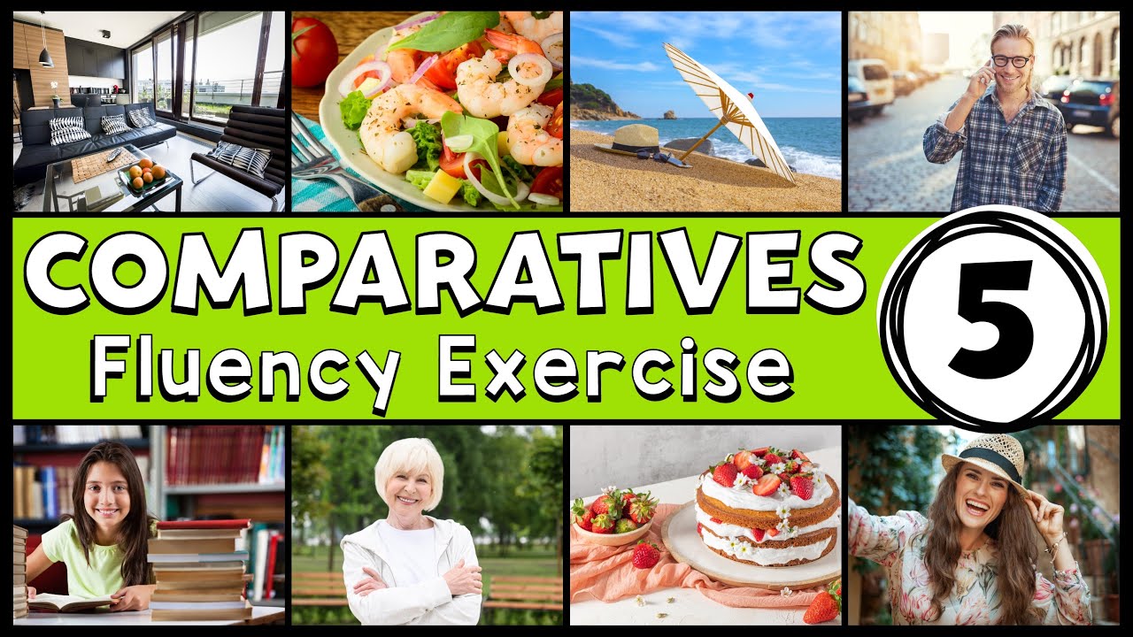 LOS ADJETIVOS COMPARATIVOS EN INGLÉS - PARTE 5 | COMPARATIVE ADJECTIVES ...