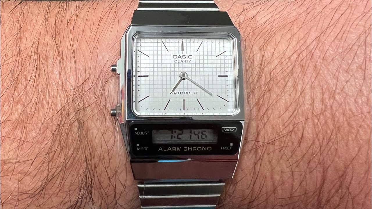 Unboxing and overview: Casio Vintage AQ800E!! 80s Retro Cool - YouTube