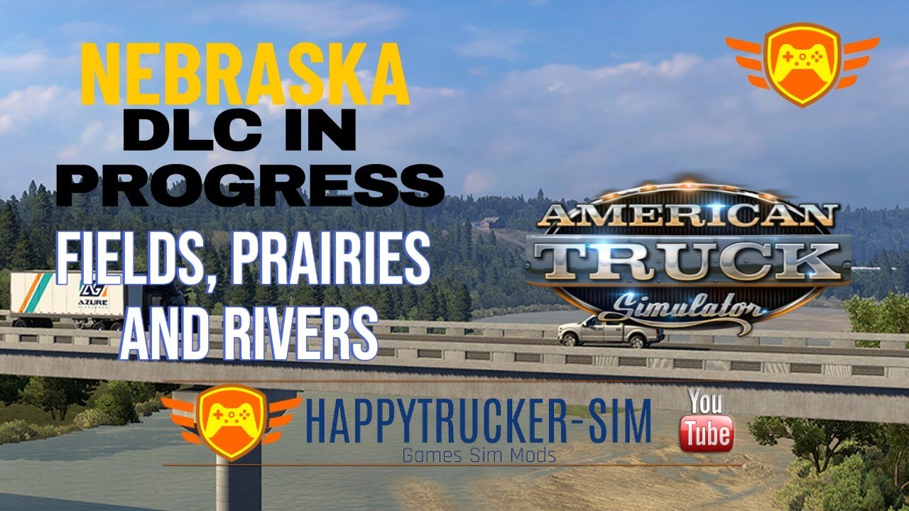 *ats nebraska dlc* Fields, prairies and rivers | american truck ...